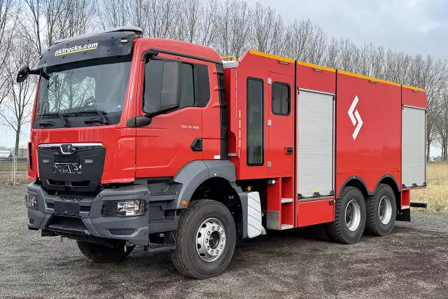 Man 6x6 Fire Truck